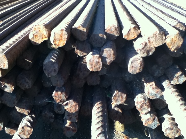 6.000mtr Length 25mm Unused Stock Rusty Rebar From Ainscough Metals