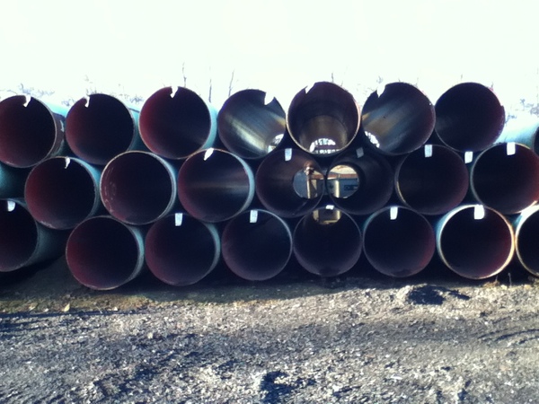1067 mm Dia x 15 mm Thickness x Approx 12 Mtrs Long Steel Tubes / Steel ...