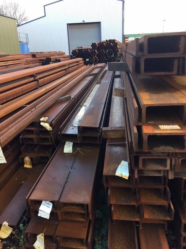 11.000mtr Long 200mm x 90mm x 29.7 Kg/m Unused Stock Rusty Steel ...