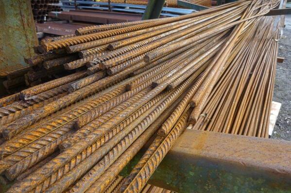 6.000 Mtr Length 10 mm New Stock Rusty Rebar From Ainscough Metals