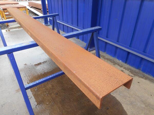 3.715 Mtrs Long 260mm x 90mm x 34.8 Kg/m Unused Stock Rusty Steel ...