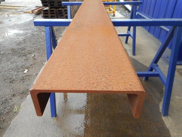 3.715 Mtrs Long 260mm x 90mm x 34.8 Kg/m Unused Stock Rusty Steel ...