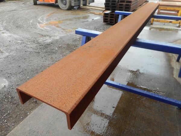 3.715 Mtrs Long 260mm x 90mm x 34.8 Kg/m Unused Stock Rusty Steel ...