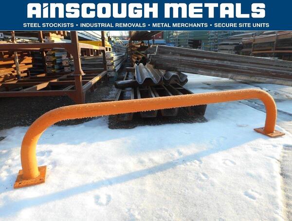 Used End of Aisle Barrier 1900mm Long / Hgv Barrier / Protection ...