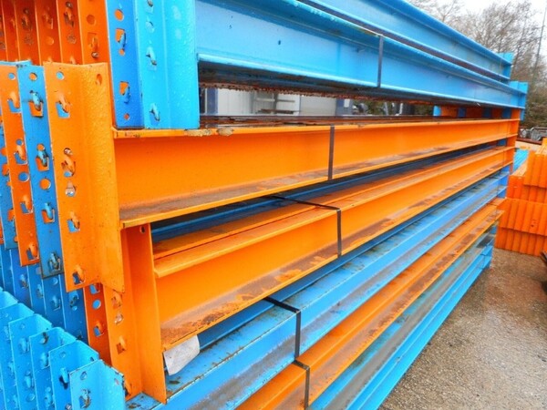 125mm x 65mm x 14.8 Kg/m Used Steel Channel - Pfc - Painted Orange 3. ...