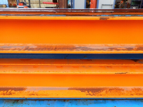 125mm x 65mm x 14.8 Kg/m Used Steel Channel - Pfc - Painted Orange 3. ...